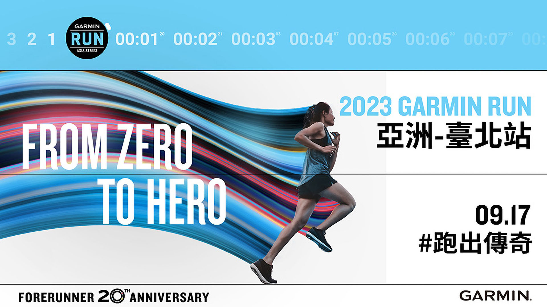慶祝 Forerunner 20 週年！2023 Garmin Run 亞洲系列賽首站臺北站即起開放報名 - News Pie